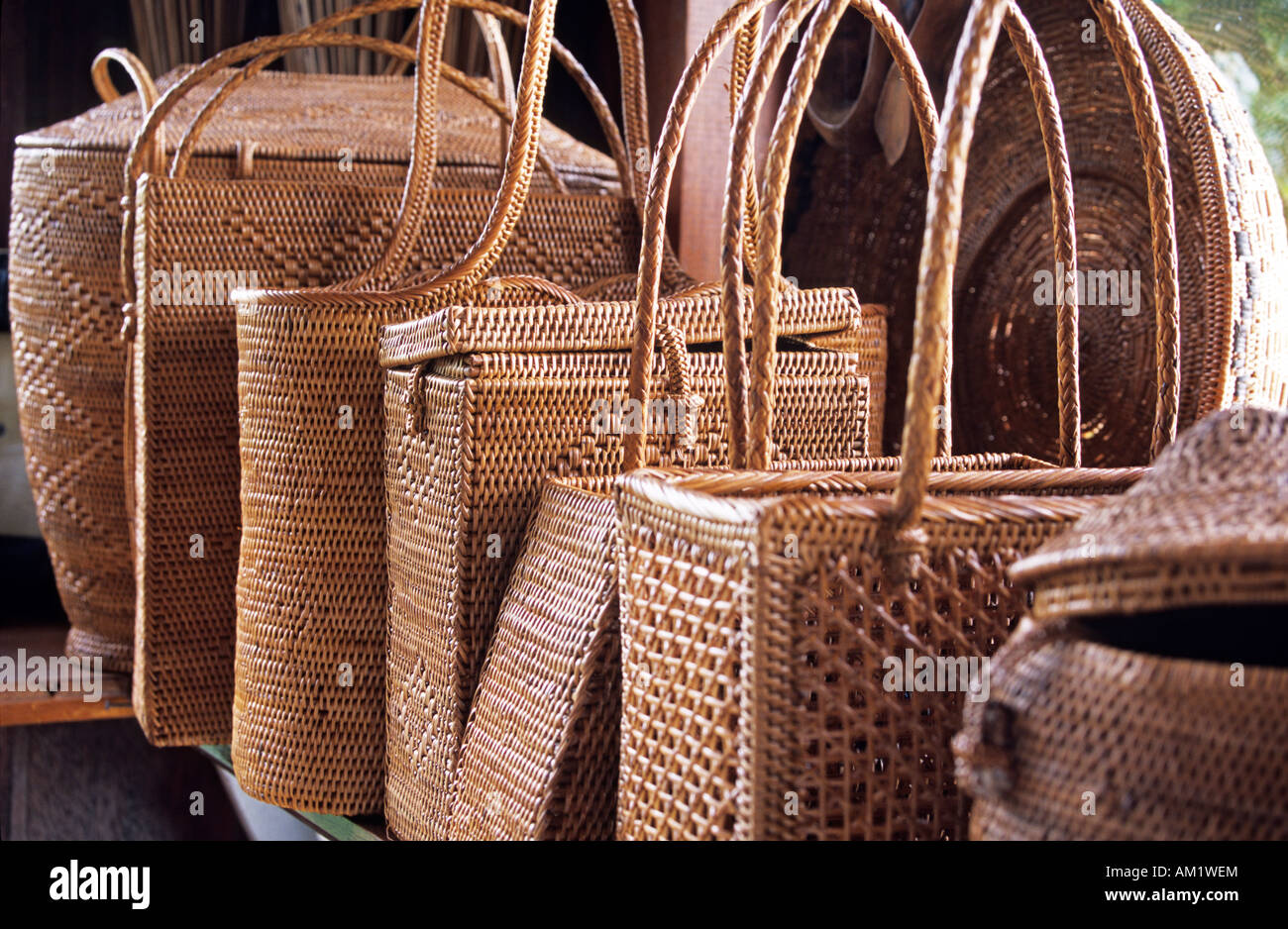 Indonesia, Bali, Ubud, handmade basketry Stock Photo - Alamy