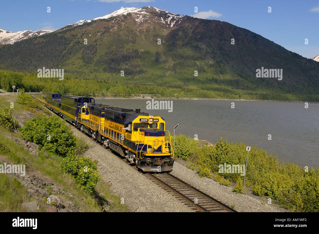 The first class passenger railcar on the Alaska Railroad Anchorage ...