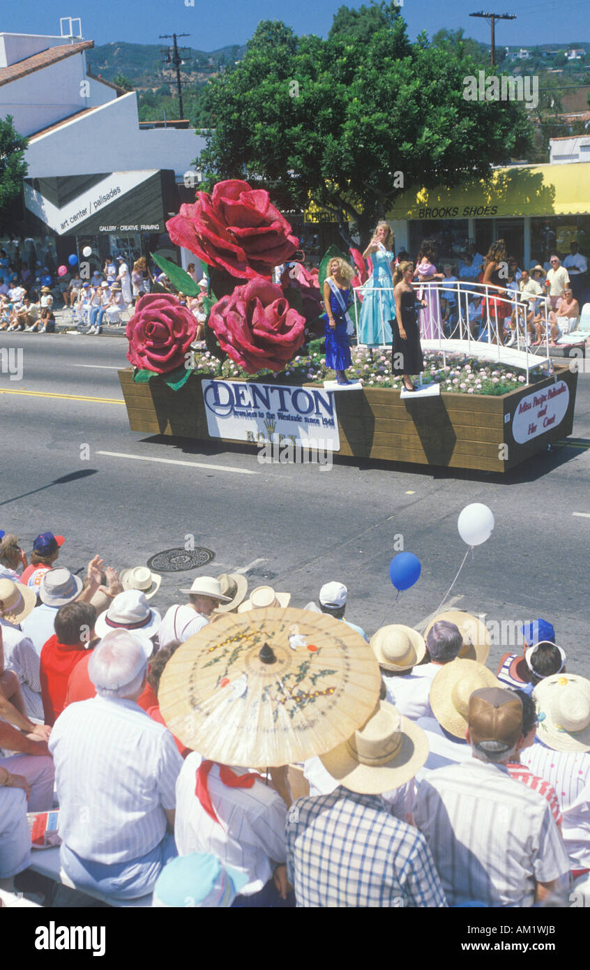 Float in July 4th Parade Pacific Palisades California Stock Photo - Alamy