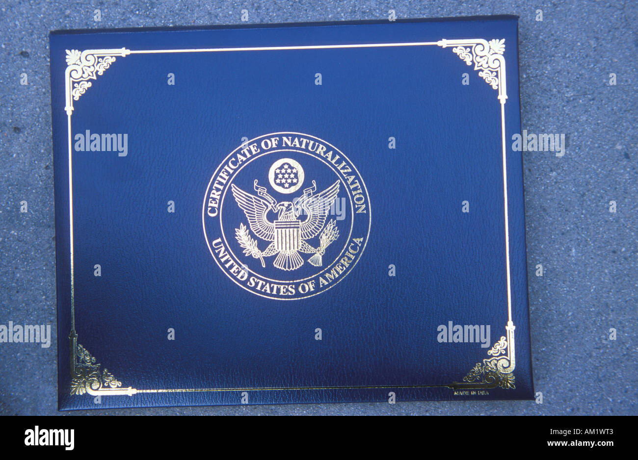 Certificate of Naturalization Stock Photo - Alamy
