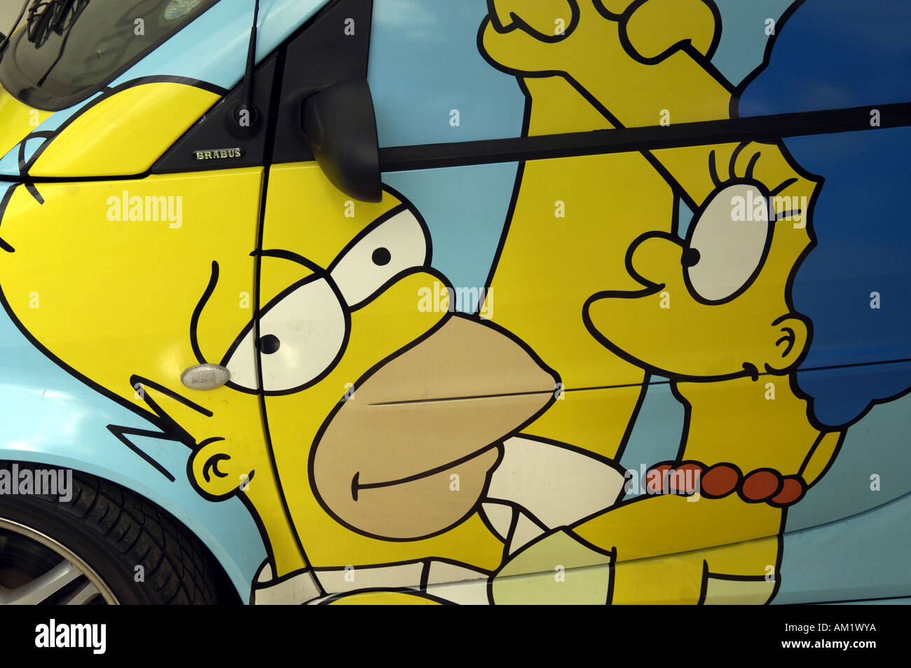 Homer marge simpson design car High Resolution Stock Photography and ...