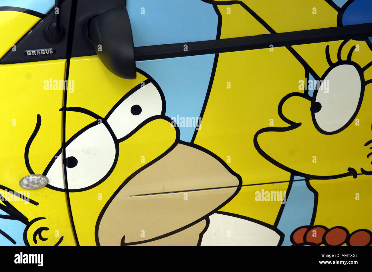 Homer marge simpson design car High Resolution Stock Photography and ...