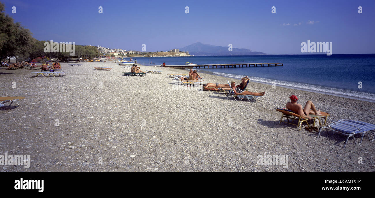 geography / travel, Germany, Samos, Potokaki, beaches, beach with ...