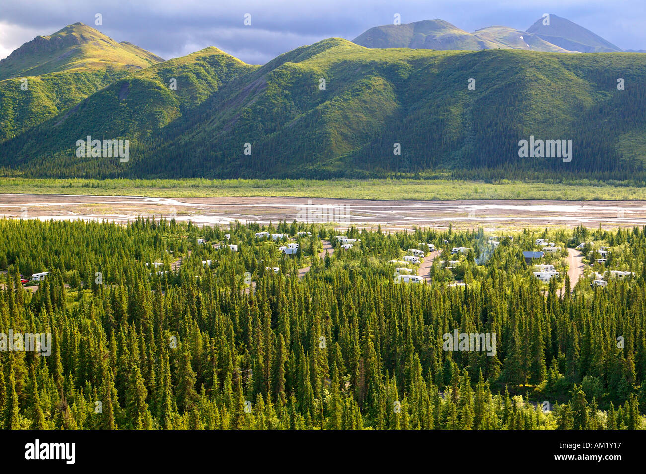Teklanika river campground hi-res stock photography and images - Alamy