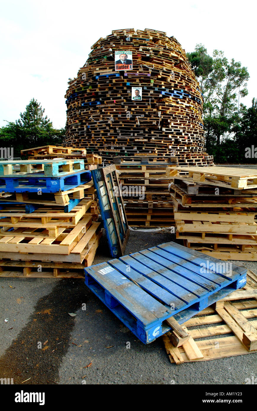 12th July Bonfire Stock Photo - Alamy