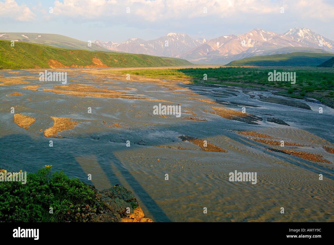 East Fork Toklat River Denali National Park Alaska Stock Photo - Alamy