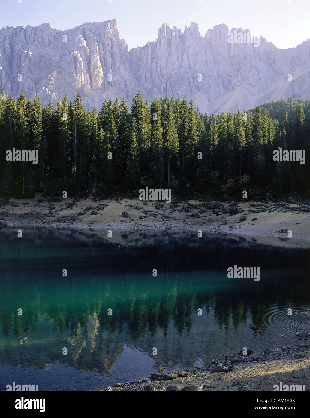 Lake karer dolomite alps italy hi-res stock photography and images - Alamy