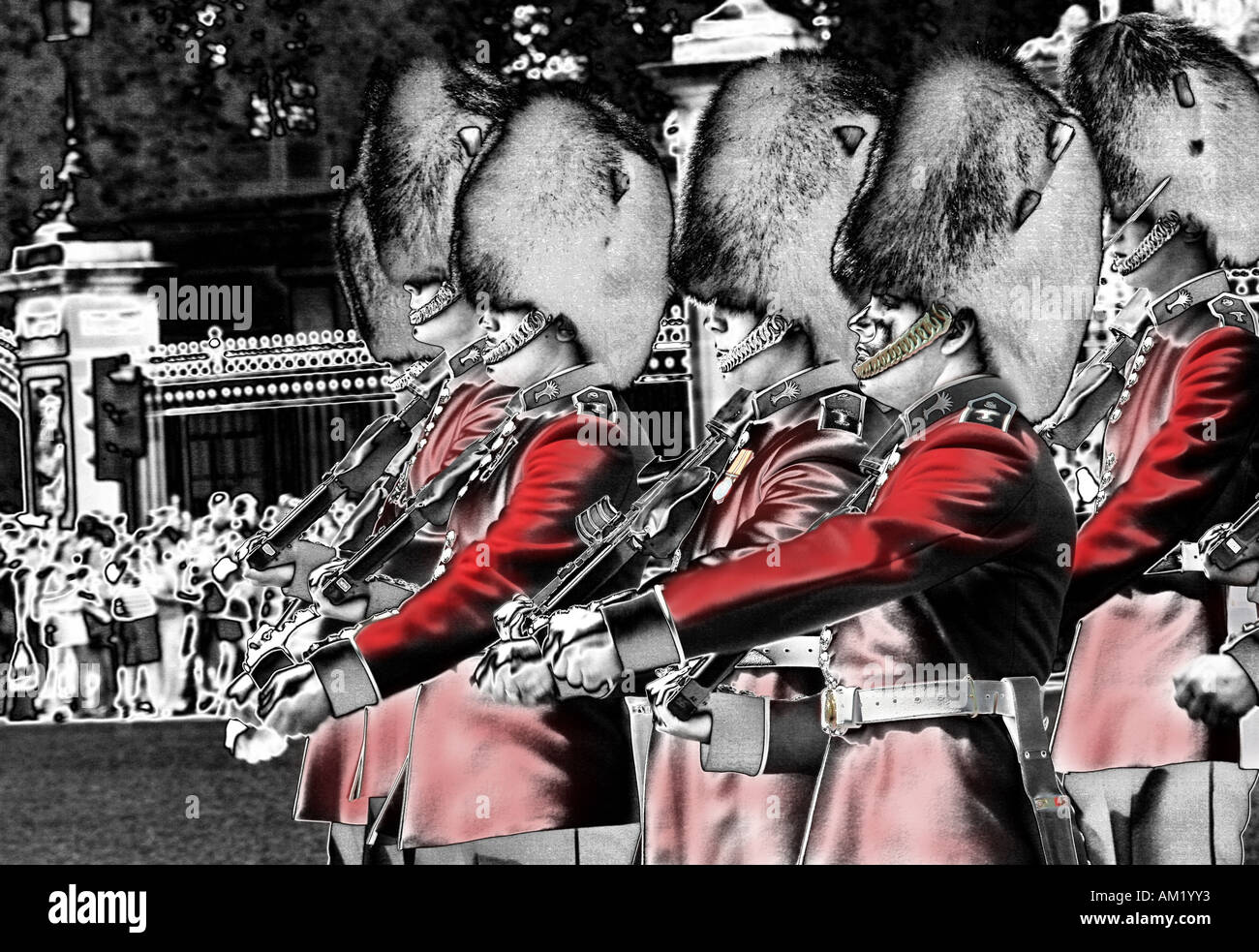 The Marching Guards Stock Photo - Alamy