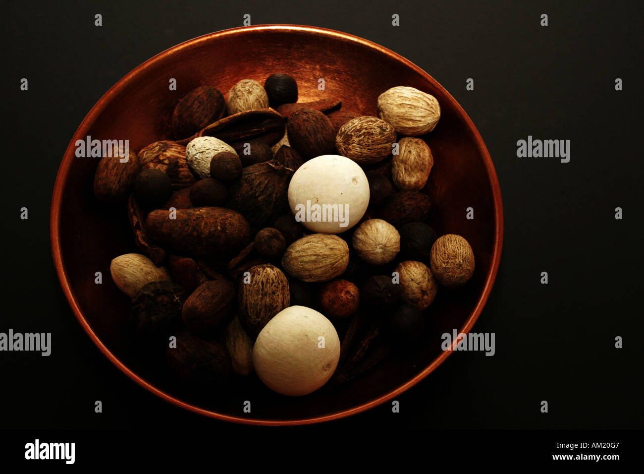 A Bowl of Nuts Stock Photo - Alamy