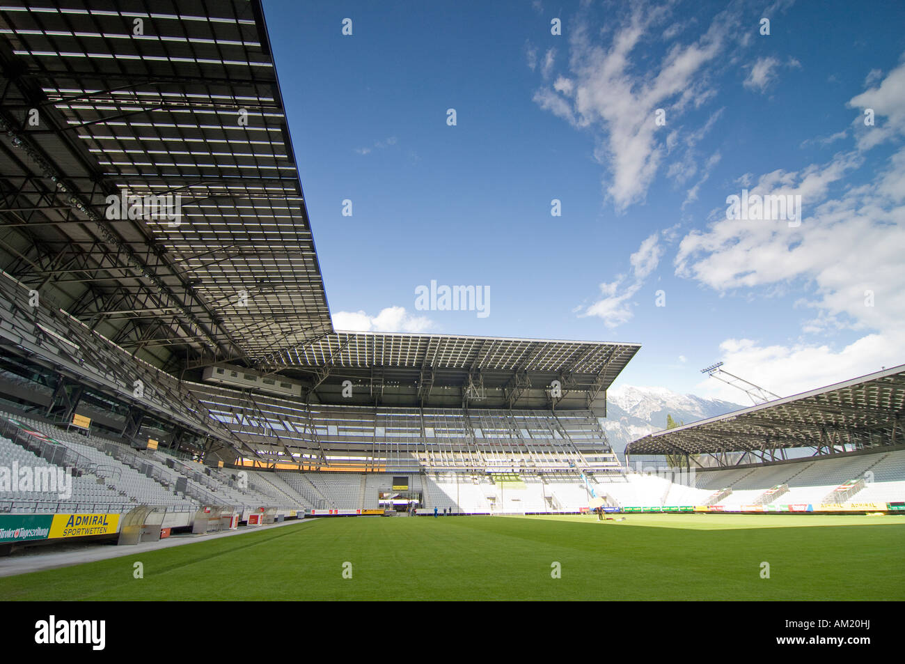 Tivoli stadium, venue of the soccer EM 2008, Innsbruck, Tyrol, Austria ...