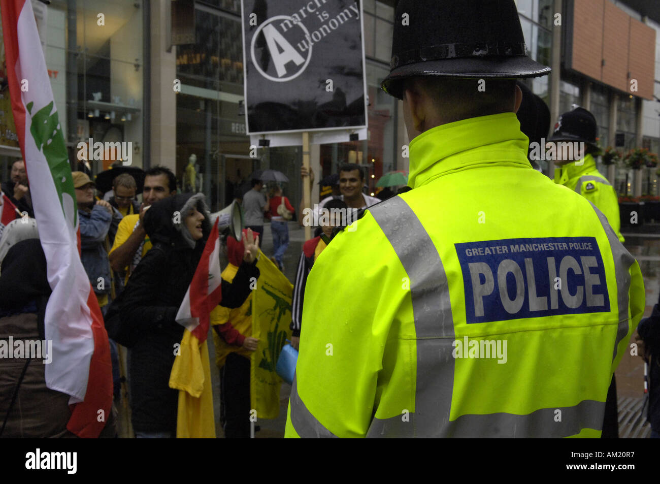 police demonstration jews arabs manchester israel palestine protest ...