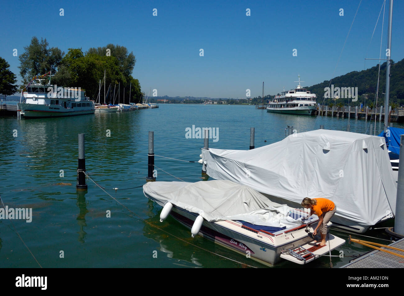 Harbour, Bregenz, Vorarlberg, Austria, Europe Stock Photo - Alamy