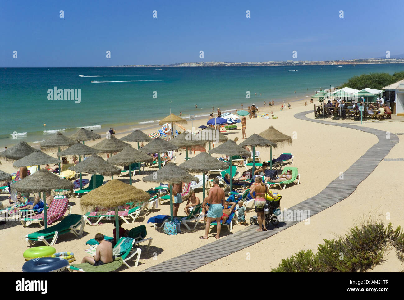 Portugal the Algarve the Praia do Garrao beach or Praia do Ancao ...