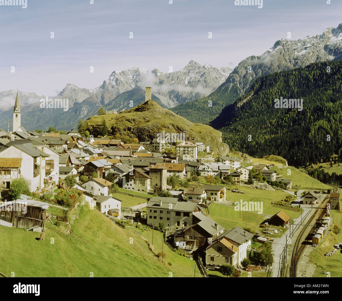 Ardez switzerland engadin hi-res stock photography and images - Alamy