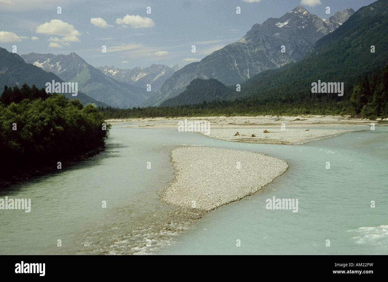 geography / travel, Austria, Tyrol, landscapes, Lech, Lech Valley ...