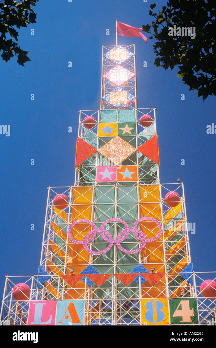 Olympics Building Exposition Park Los Angeles California Stock Photo ...