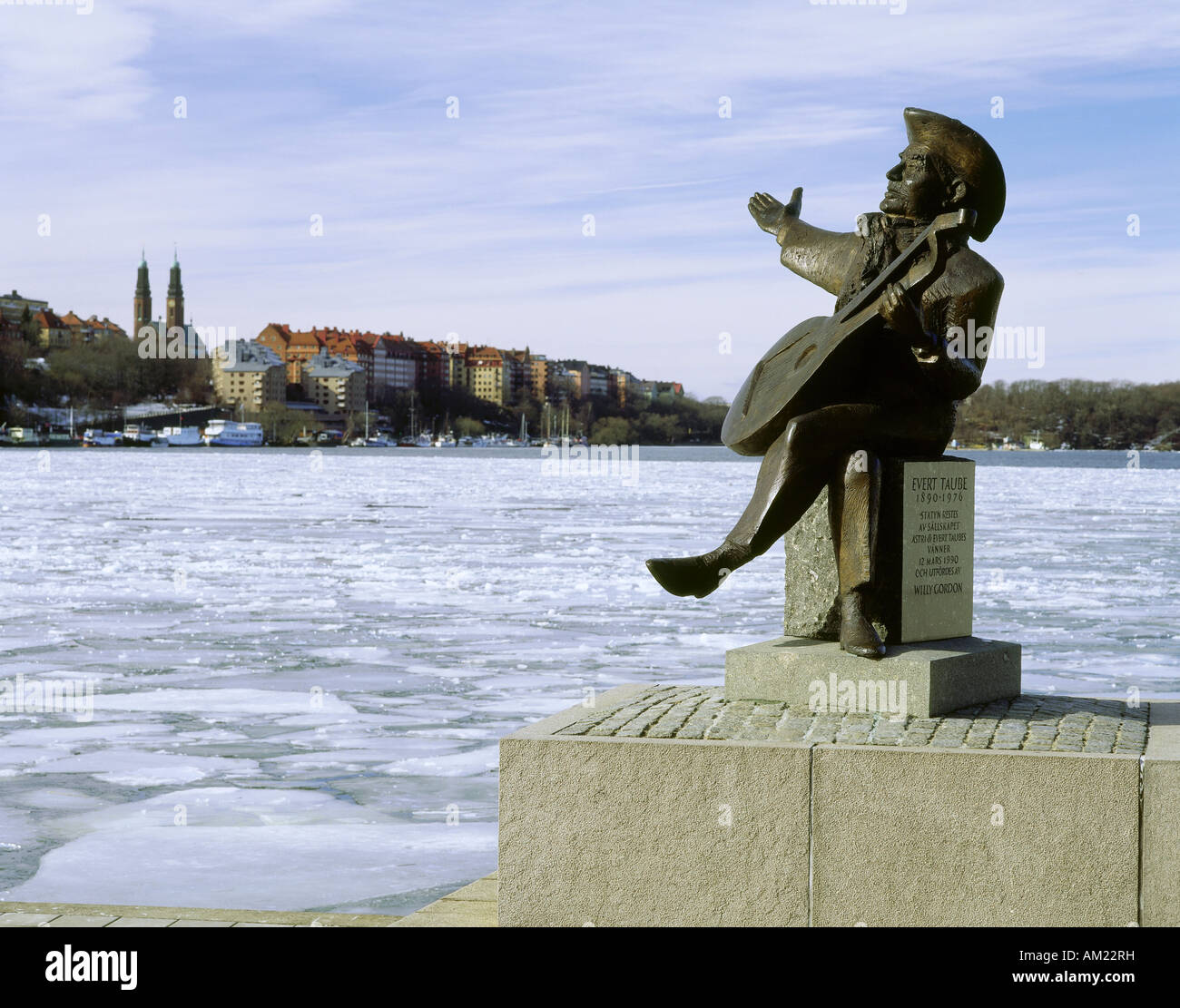 geography / travel, Sweden, Stockholm, monuments, statue of Evert Taube ...