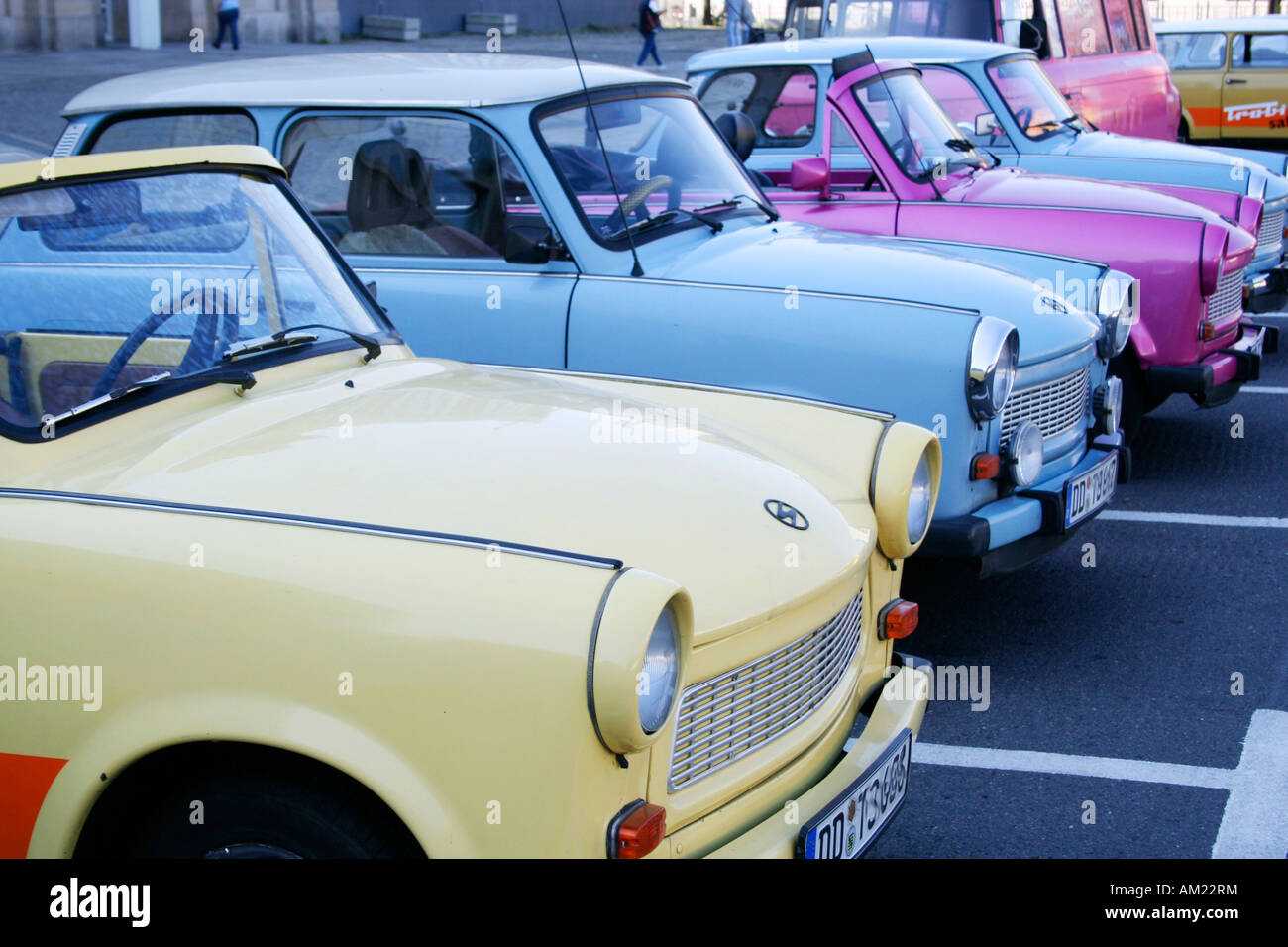 Trabant cars, Trabant Club Stock Photo - Alamy