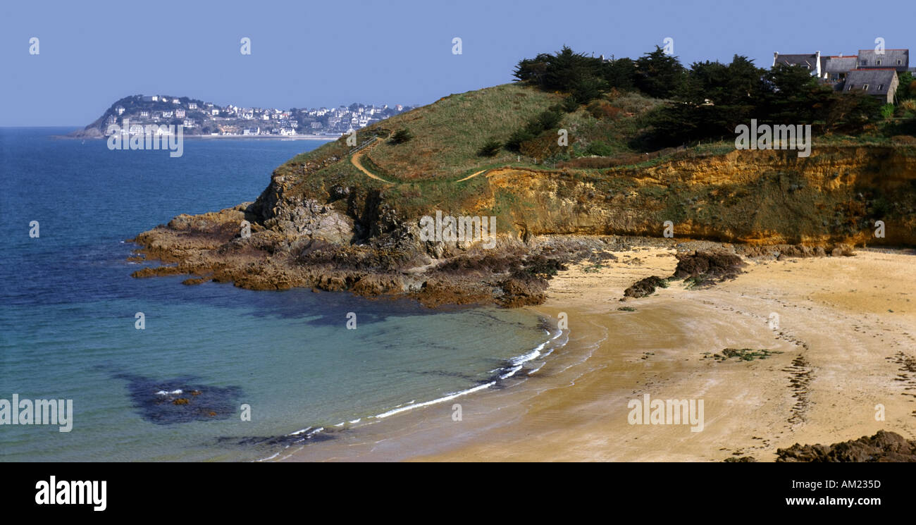 france brittany emerald coast le val andre Stock Photo - Alamy