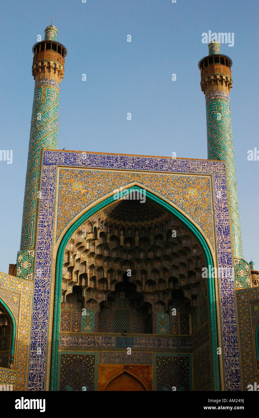 Imam or Shah Mosque in ESFAHAN Iran Stock Photo - Alamy