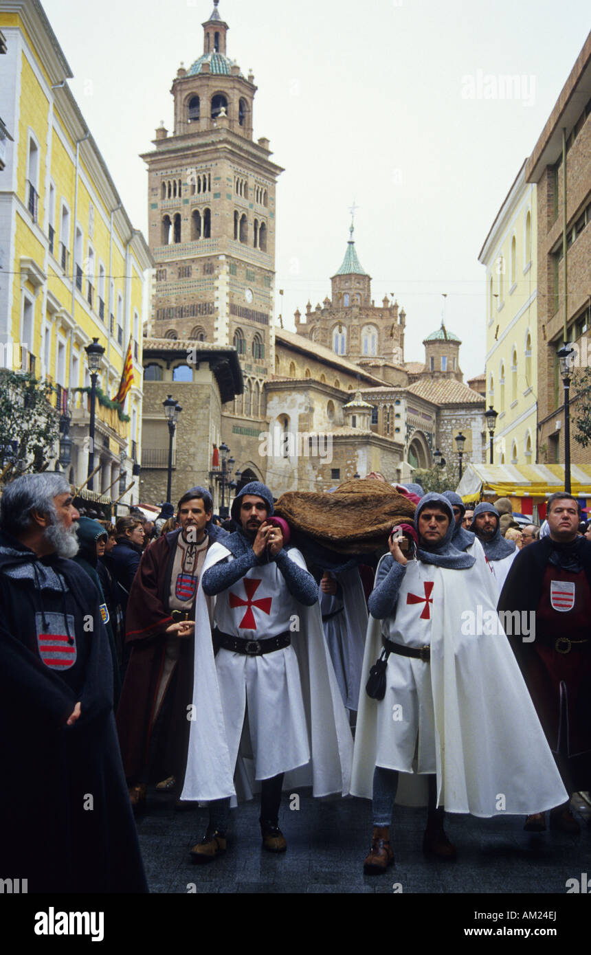 Legend of Teruel lovers in the Cathedral MIDDLE AGES FESTIVAL in TERUEL ...