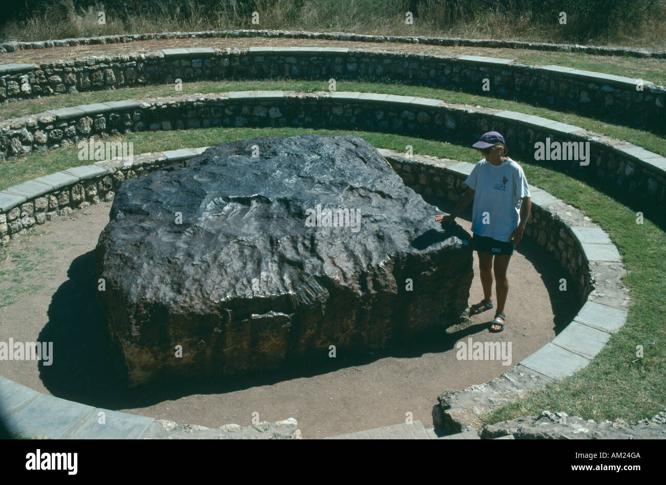 NAMIBIA Hoba Meteorite Stock Photo - Alamy