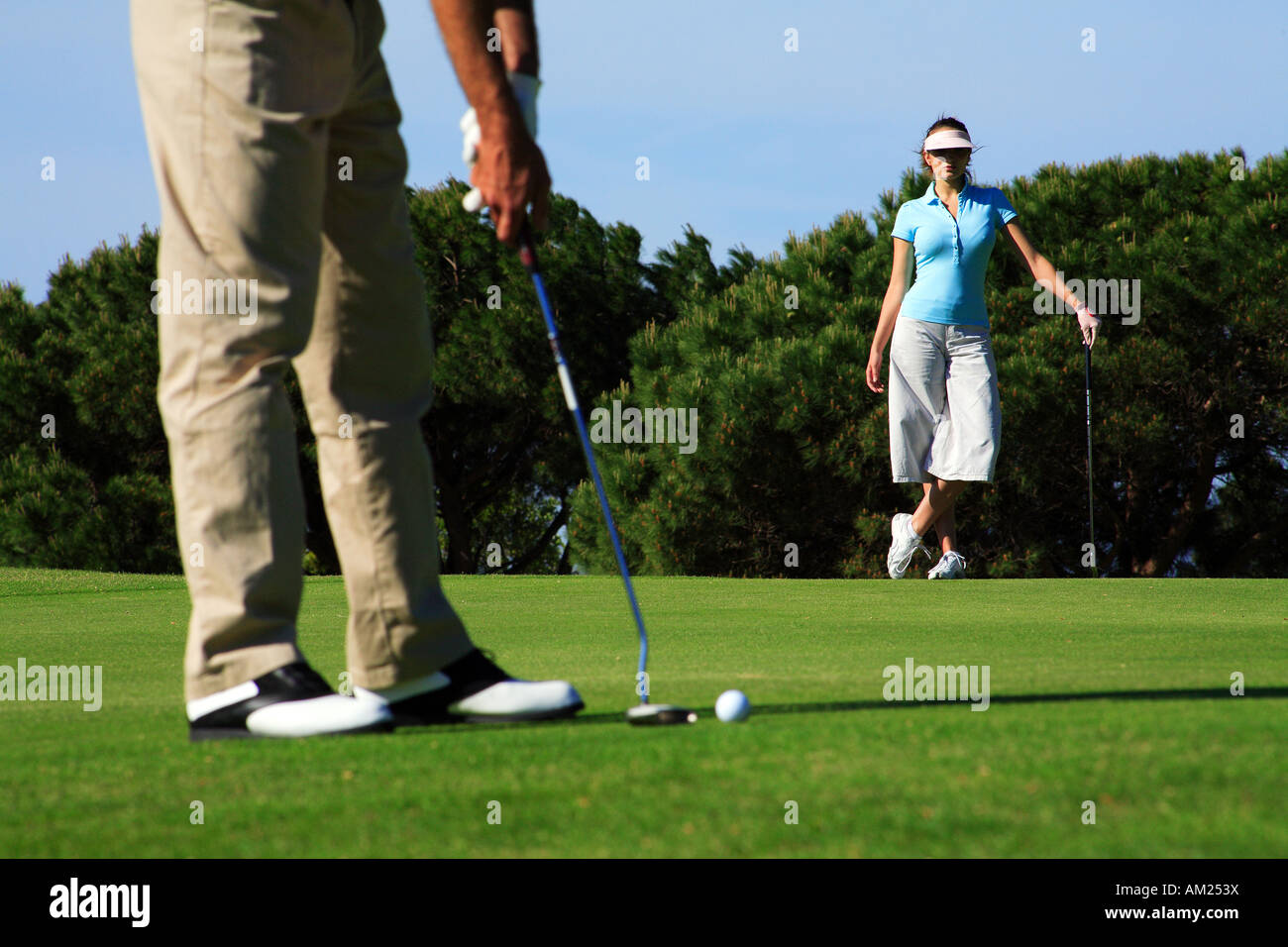 France, Var, Cote d'Azur, Sainte Maxime Golf Stock Photo - Alamy