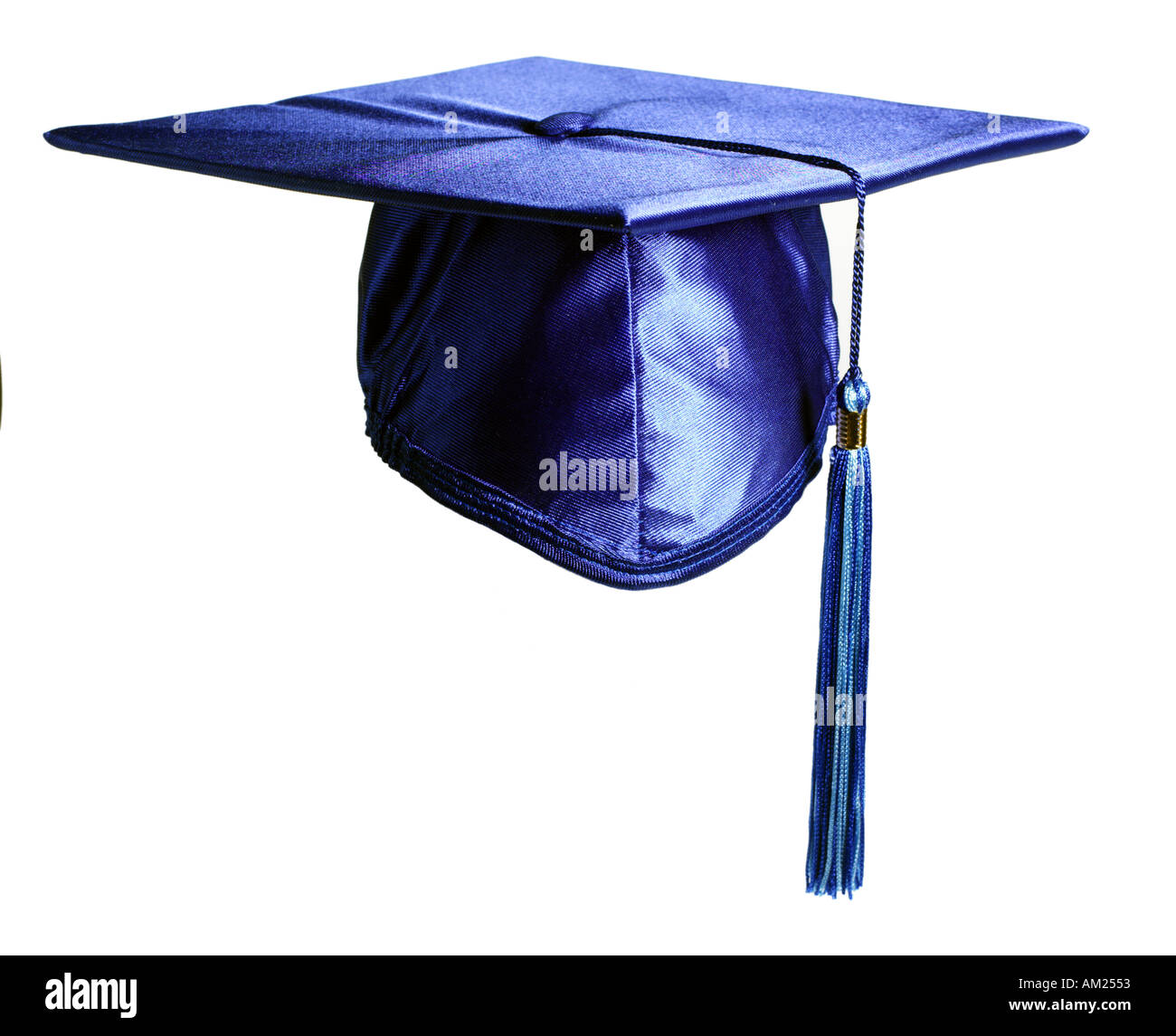 Blue graduation cap Cut Out Stock Images & Pictures - Alamy