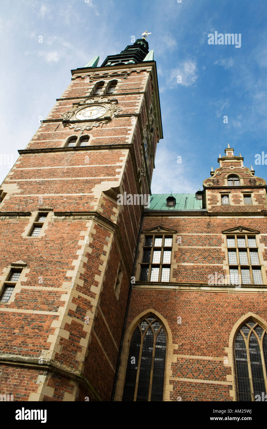 Exterior detail of Frederiksborg castle, Hillerod, Denmark Stock Photo ...