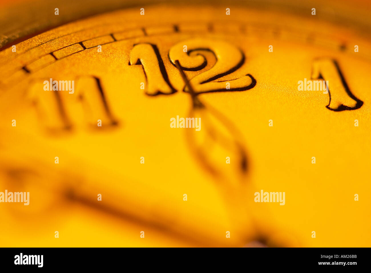 Hands point to noon hi-res stock photography and images - Alamy