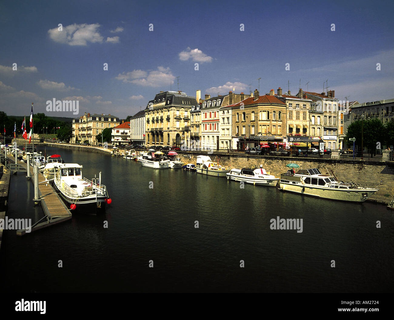 france lorraine verdun river meuse canal de l est verdun Stock Photo ...