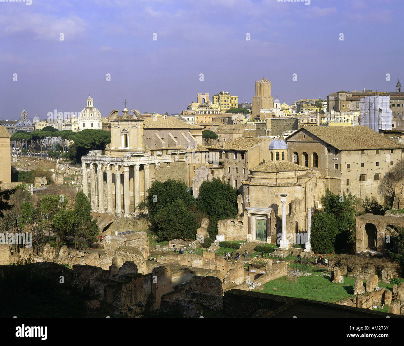 geography / travel, Italy, Rome, Roman Forum, Temple of Antoninus and ...
