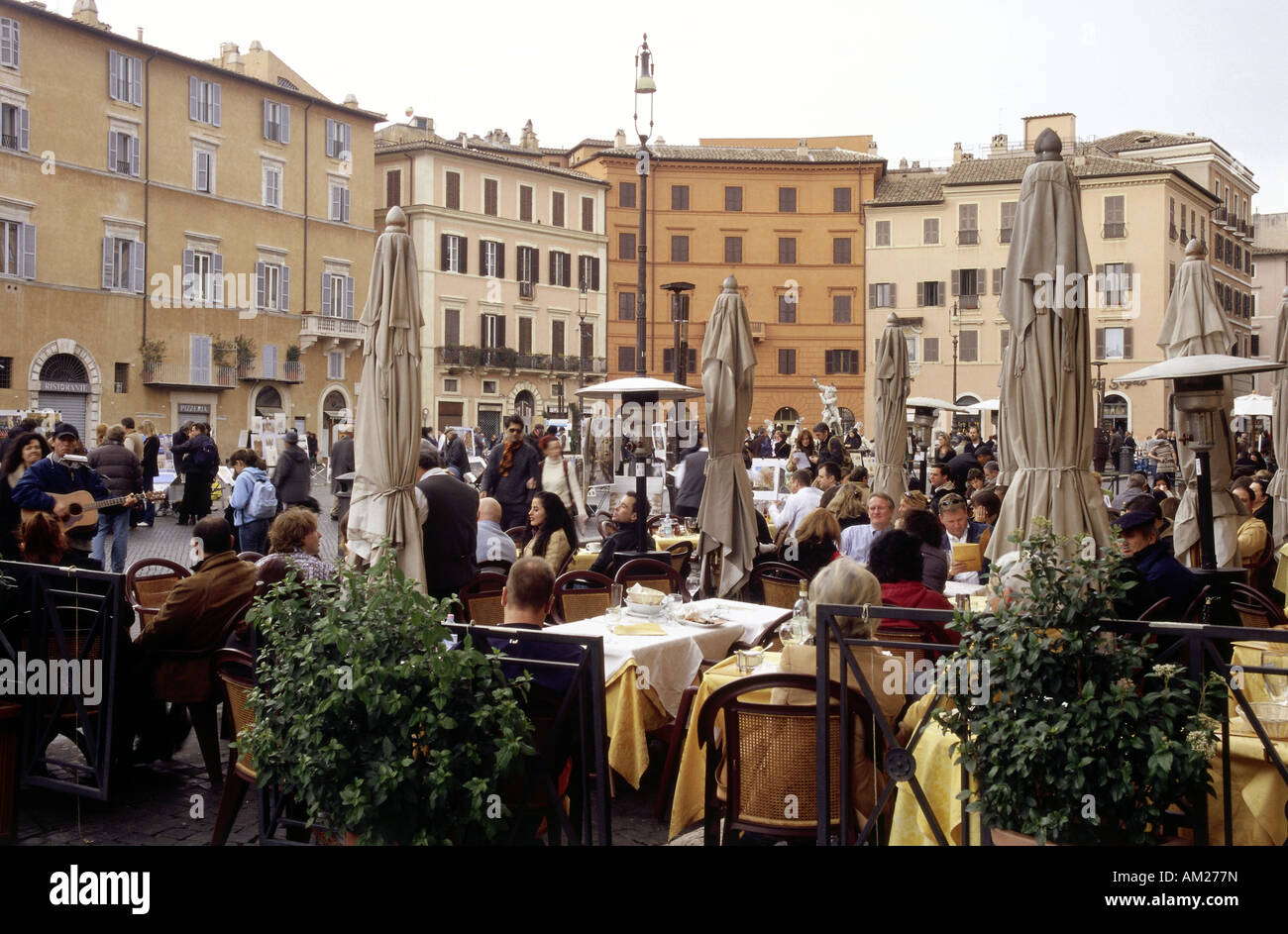 geography / travel, Italy, Rome, gastronomy, pavement cafe, Piazza ...