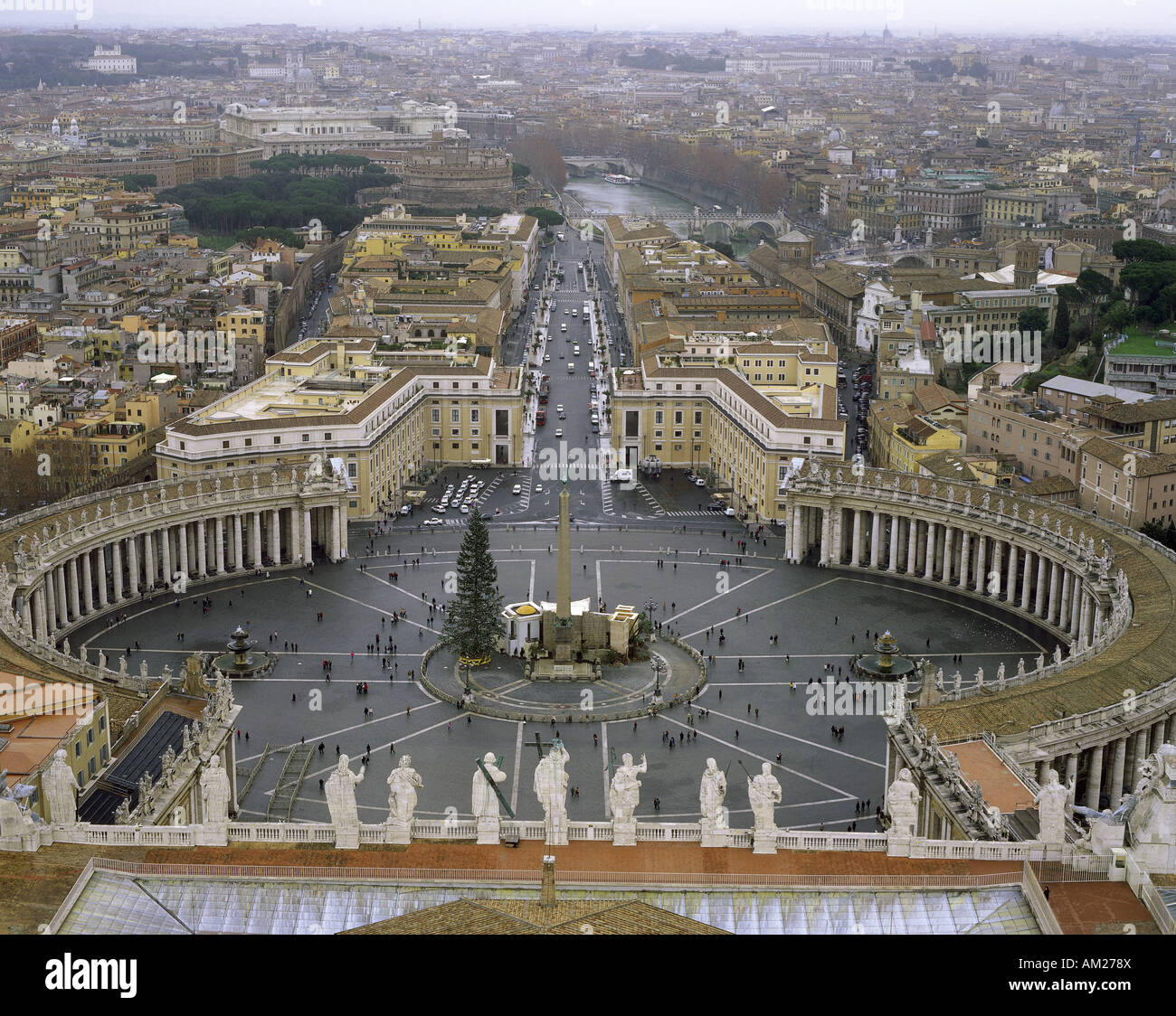 geography / travel, Italy, Rome, Vatican, St. Peter's square (Piazza di ...