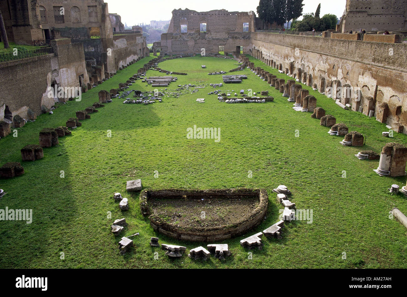 geography/travel, Italy, Rome, Palatine Hill, Domitian's Palace, built ...