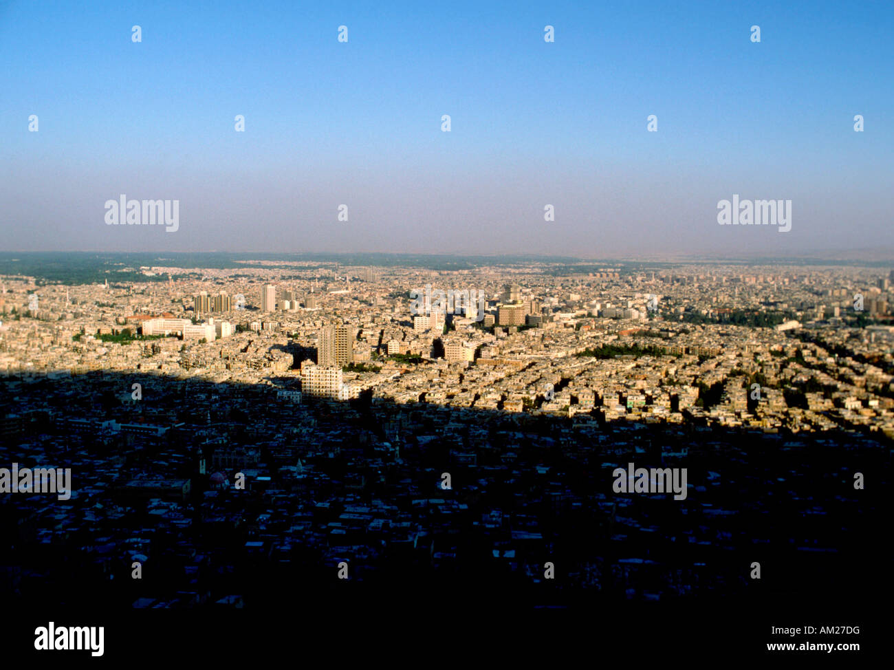 Overview Damascus Syria Stock Photo - Alamy