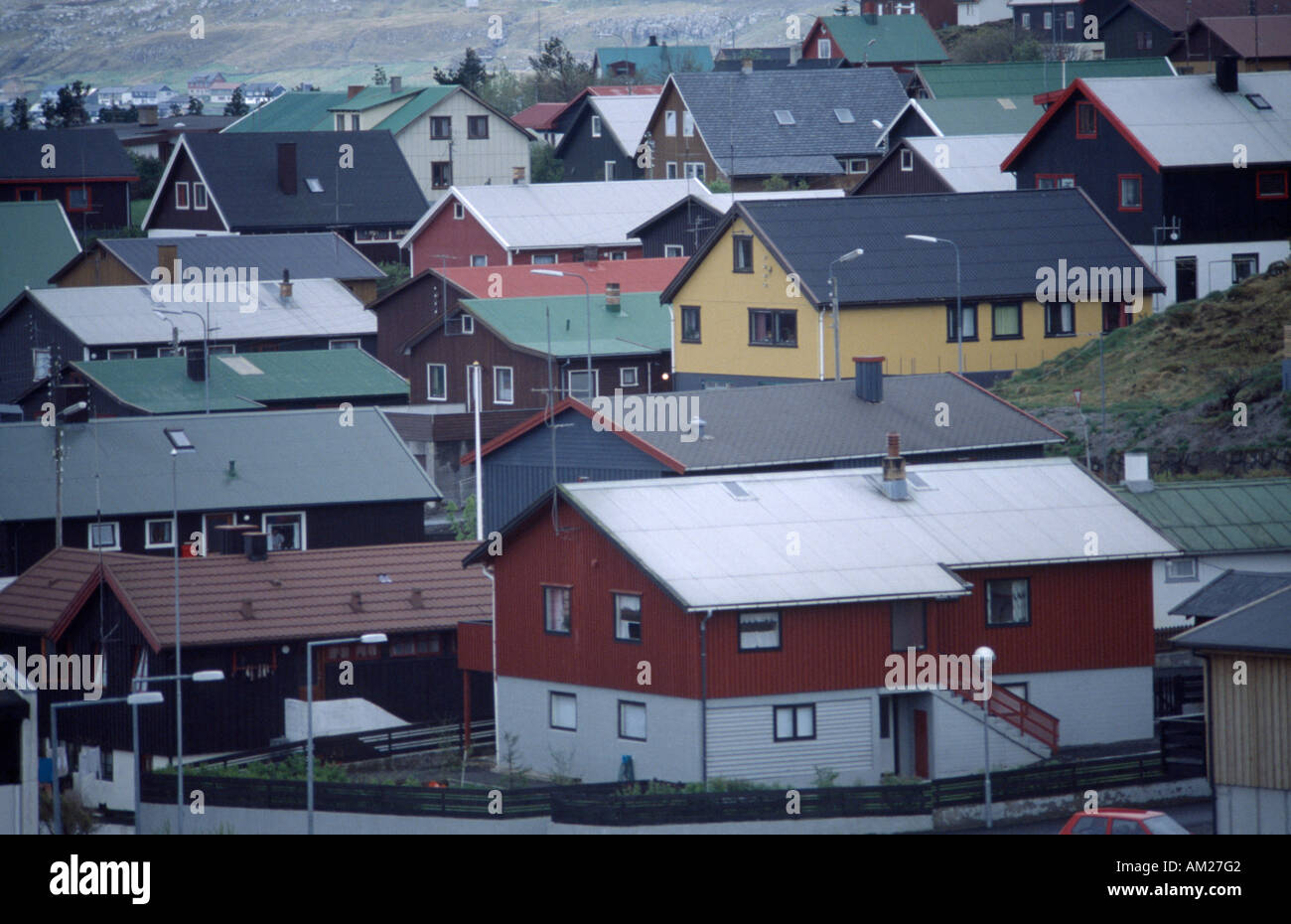 DENMARK Faeroe Islands Vagar Stock Photo - Alamy