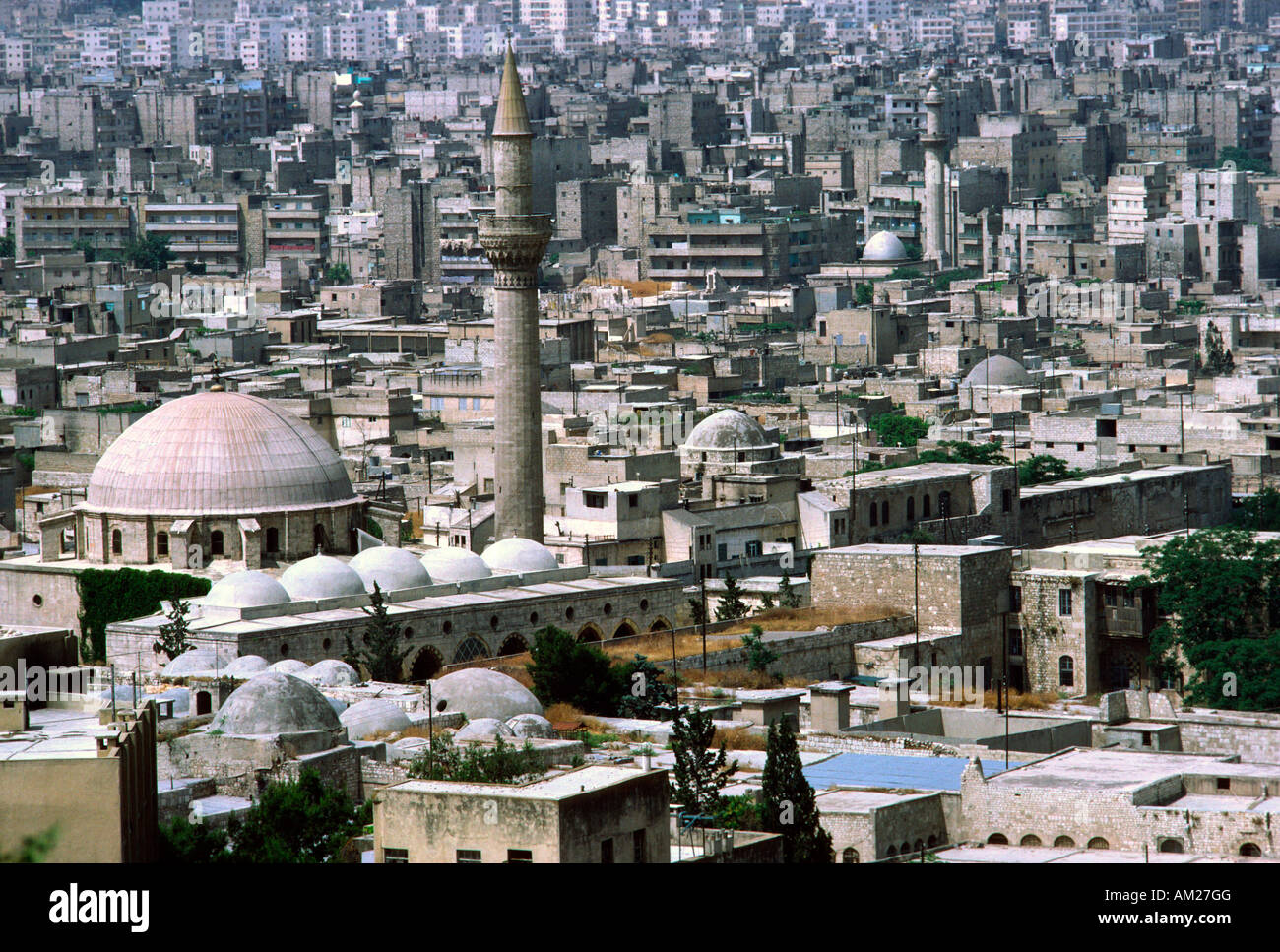 Overview Aleppo Syria Stock Photo - Alamy