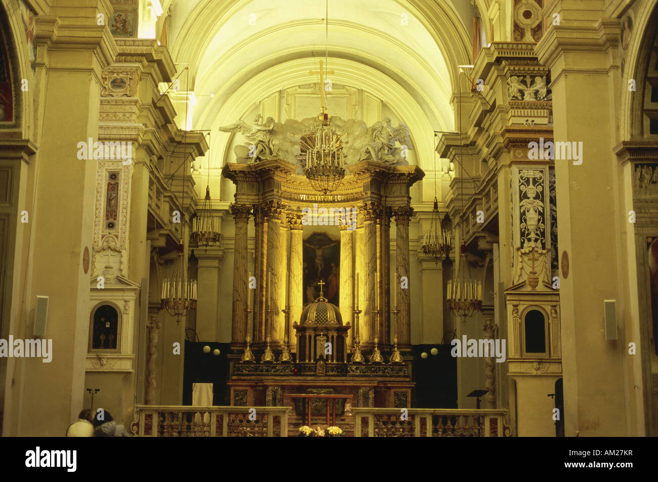 Sanctissimae trinitatis in monte pincio hi-res stock photography and ...