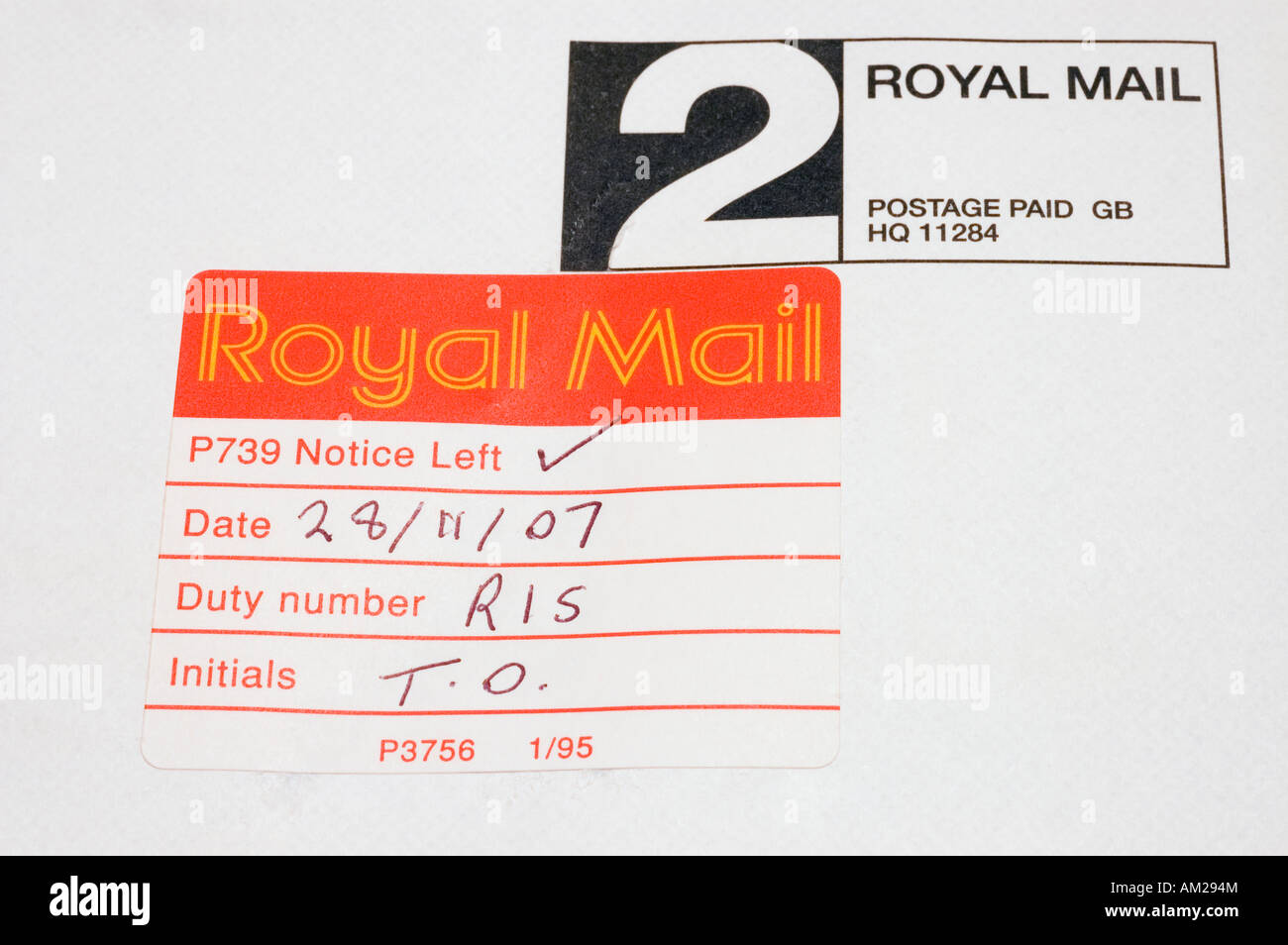 Royal mail sticker hi-res stock photography and images - Alamy