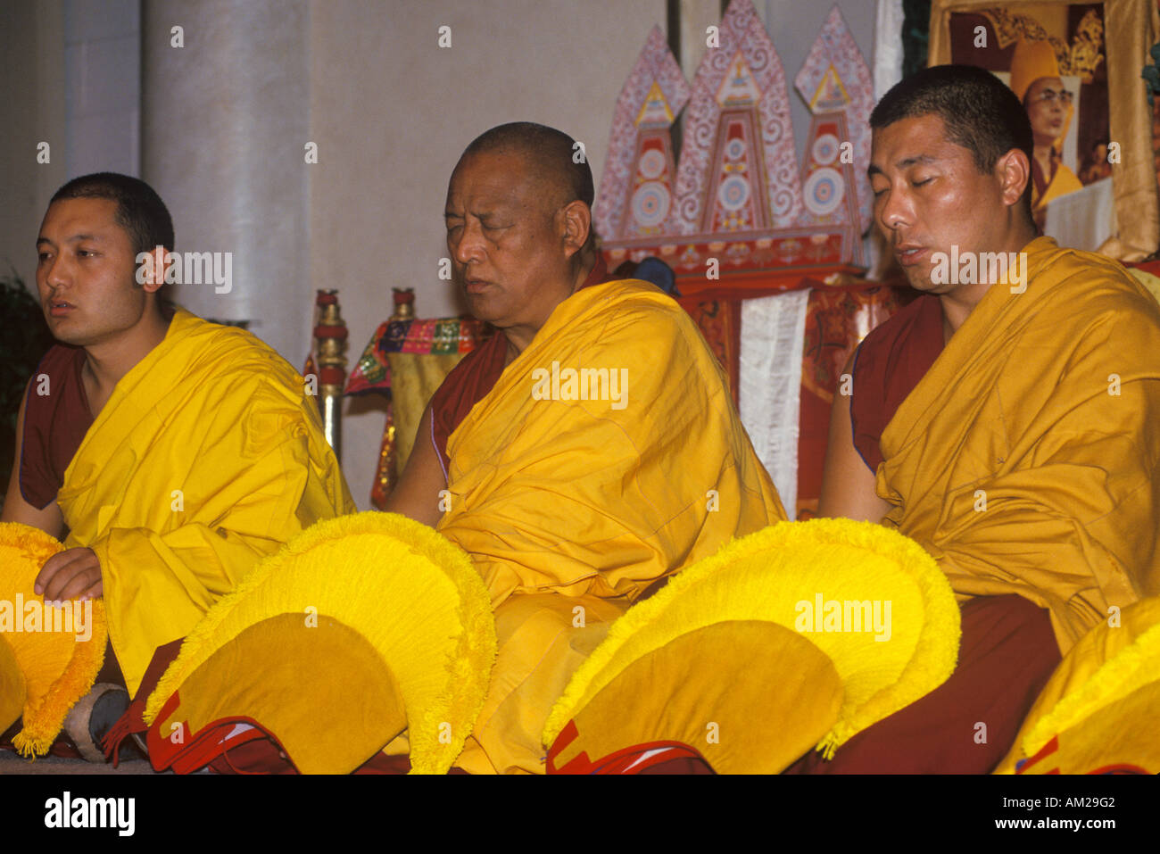 Tibetan Monks chanting performance at Agape Church in Santa Monica ...