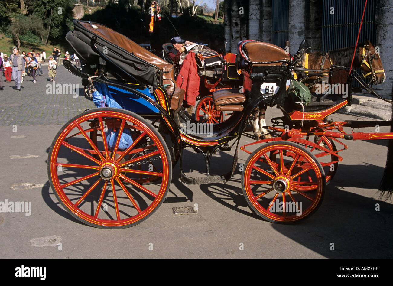 Carriage, Rome, Italy Stock Photo - Alamy