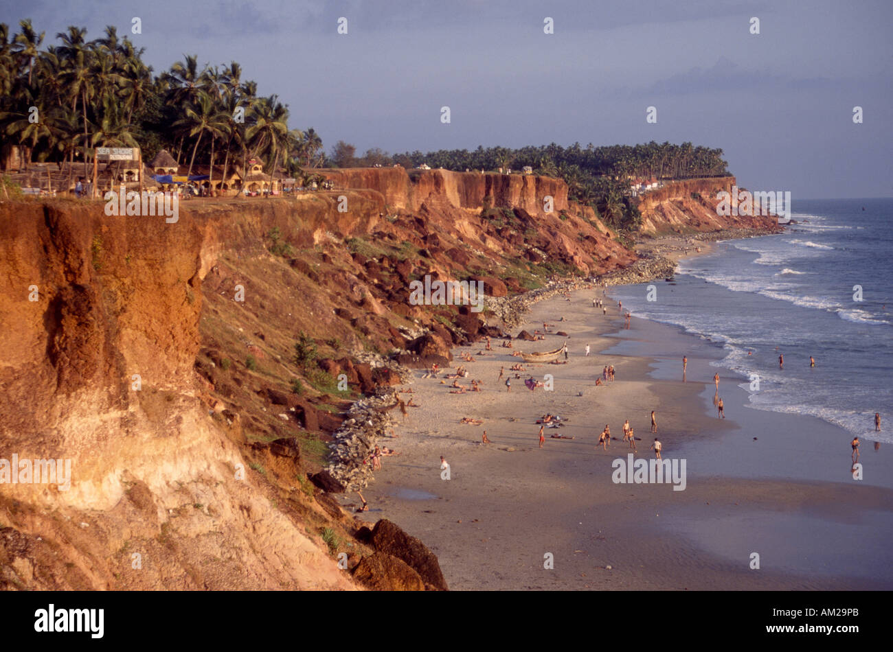 INDIA Kerala Varkala Stock Photo - Alamy