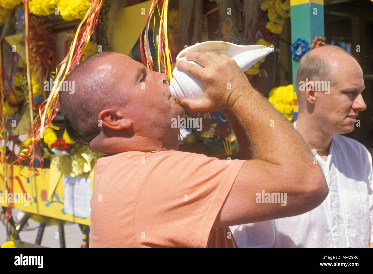 An Indian Festival of Chariots in Santa Monica California Stock Photo ...