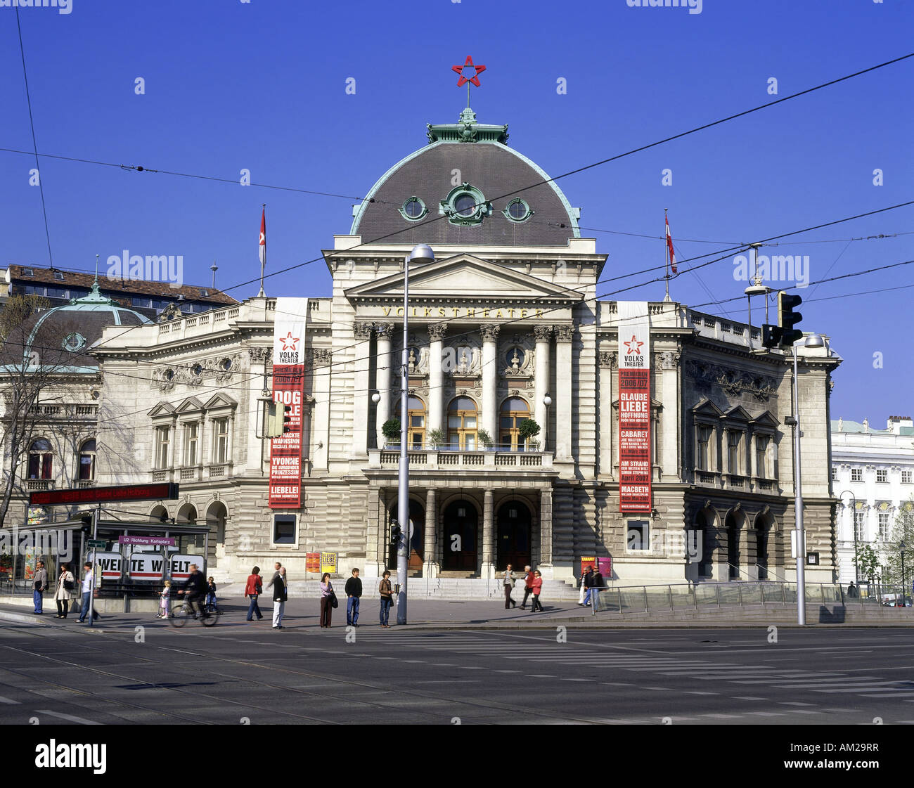 geography / travel, Austria, Vienna, theatre / theater, Volkstheater ...