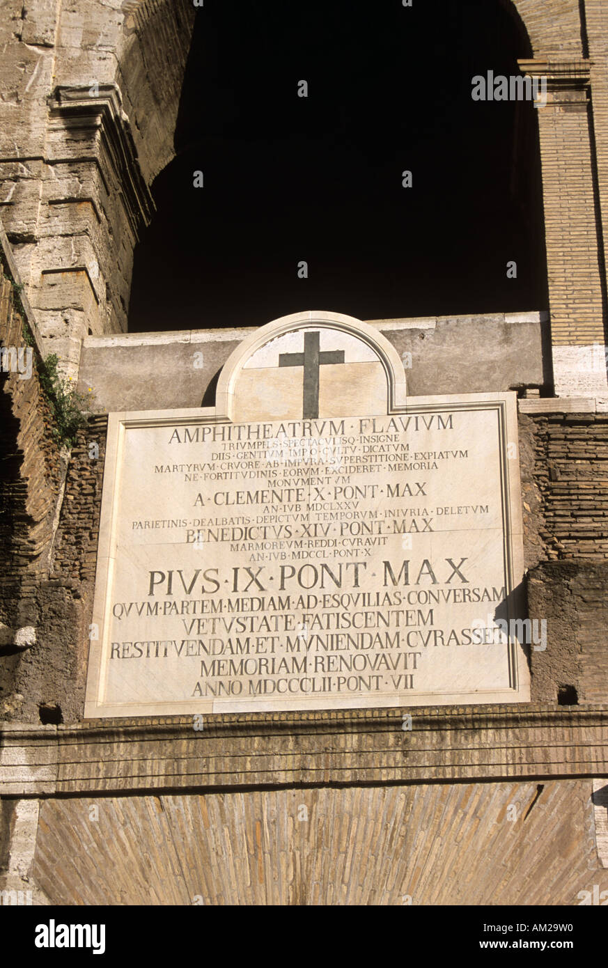 Colosseum rome italy wall plaque hi-res stock photography and images ...