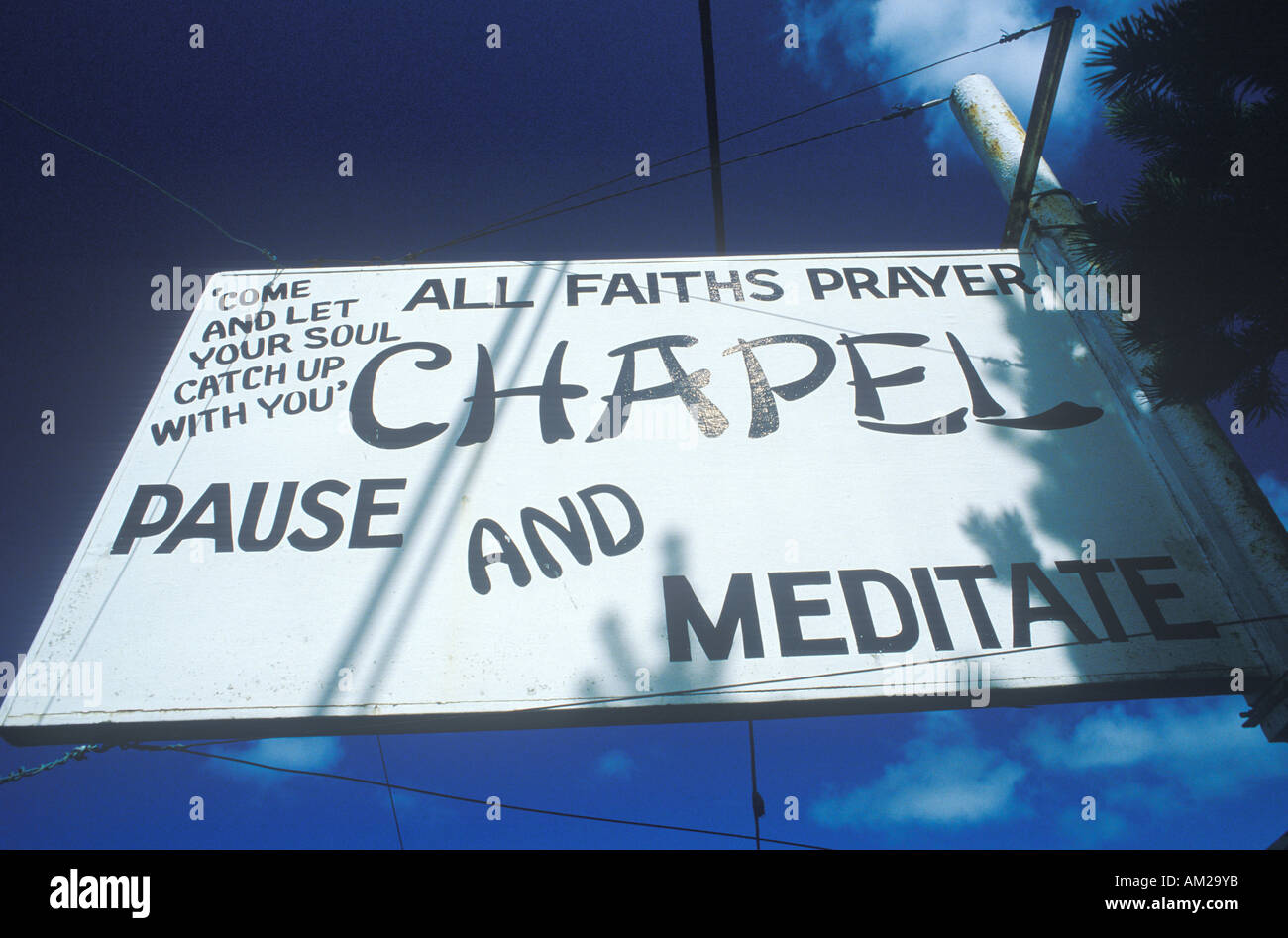 A church billboard in Oregon USA Stock Photo - Alamy