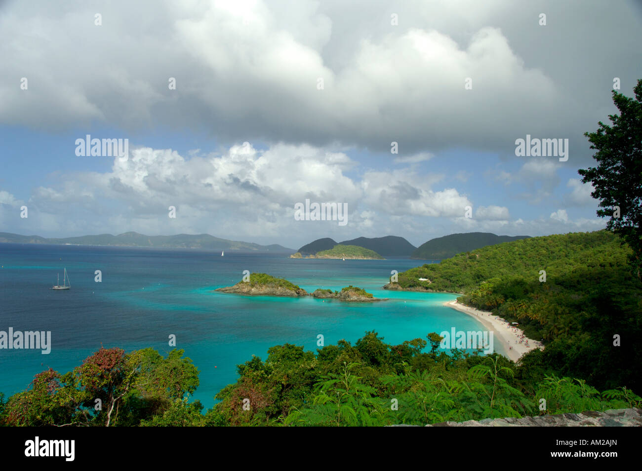 Trunk bay beach st john u s virgin islands hi-res stock photography and ...