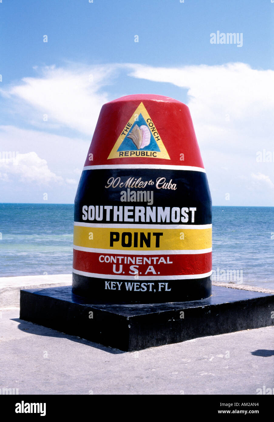 Southernmost point monument key west hi-res stock photography and ...