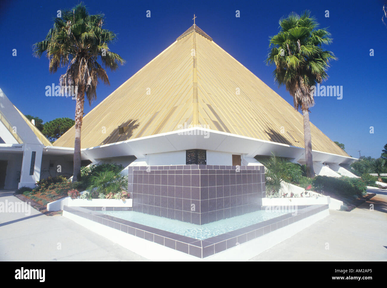 Pyramid Church in Coco Beach Florida Stock Photo - Alamy